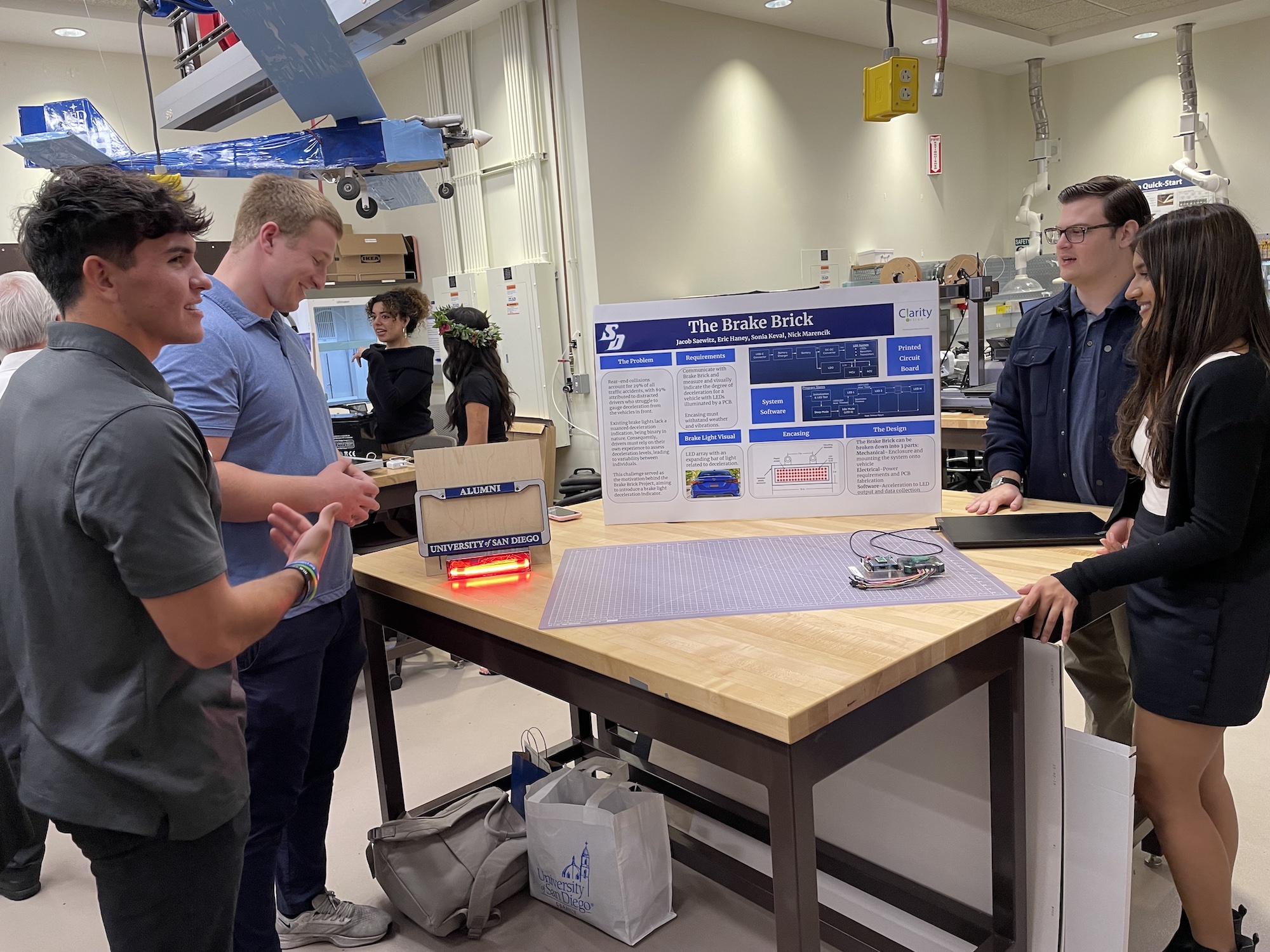 Project Detail: The Brake Brick - Shiley-Marcos School of Engineering ...